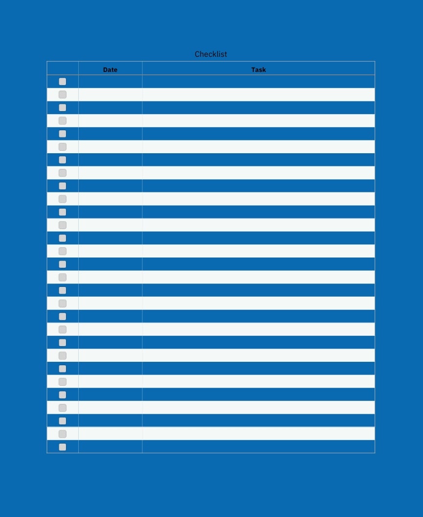 Simple Check List Printable Instant Download - Etsy