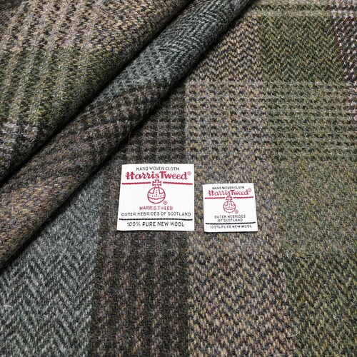 Harris Tweed Fabric Raspberry Rust 100% Wool With - Etsy