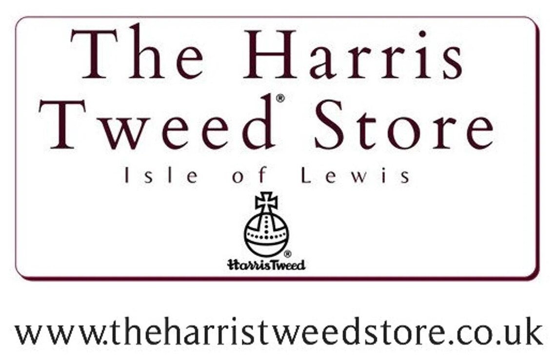 Harris Tweed Fabric, Deep Red Harris Tweed, Deep Red, Black Flecks, 100 ...