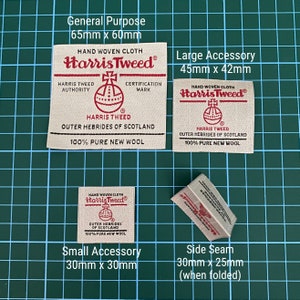 Harris Tweed Fabric, Raspberry Rust, 100% Wool, With Authenticity ...