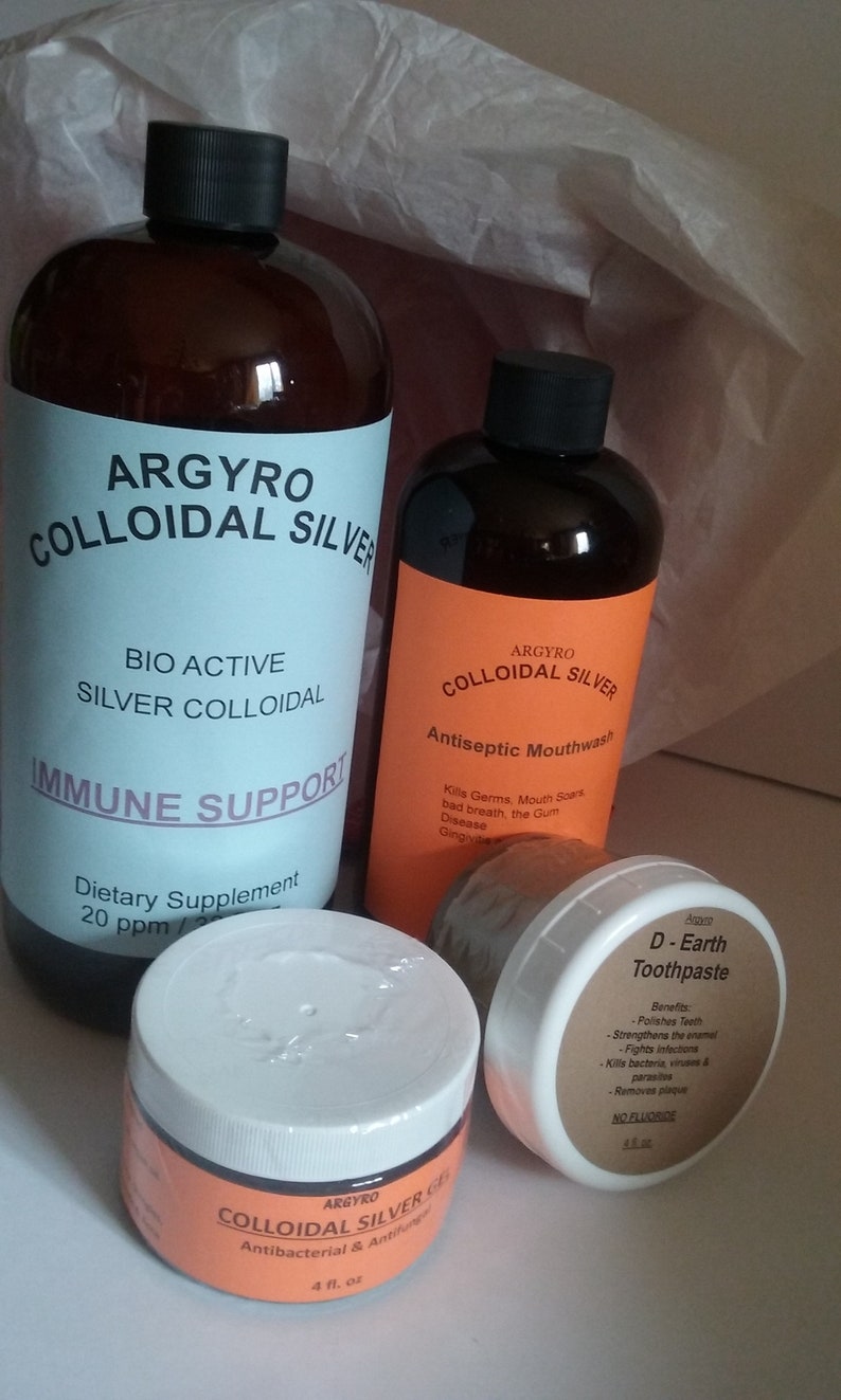 The Silver Bundle: 32 Oz Colloidal Silver Immune Booster 16 | Etsy