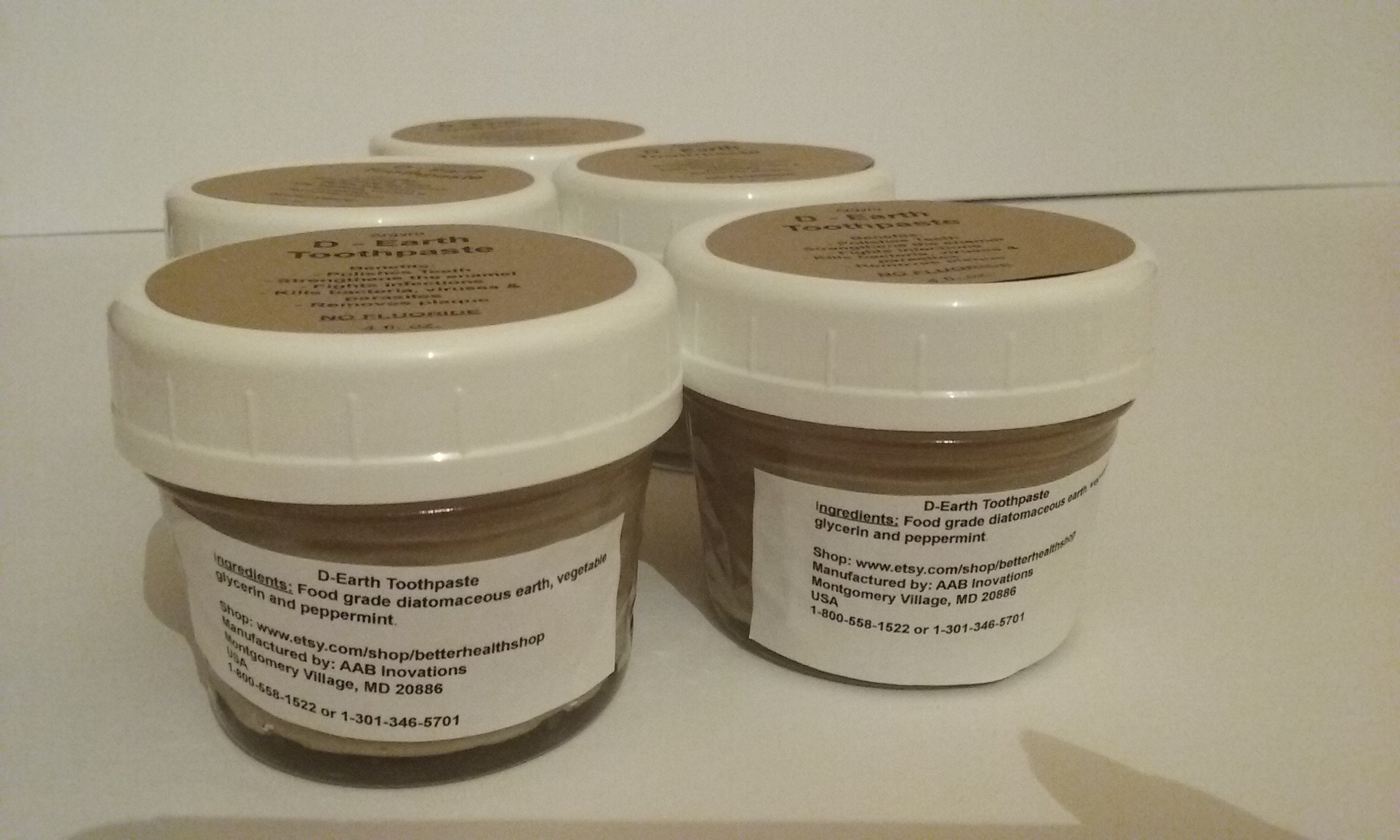 Diatomacepus Earth Toothpaste 4 Fl. Oz. - Etsy