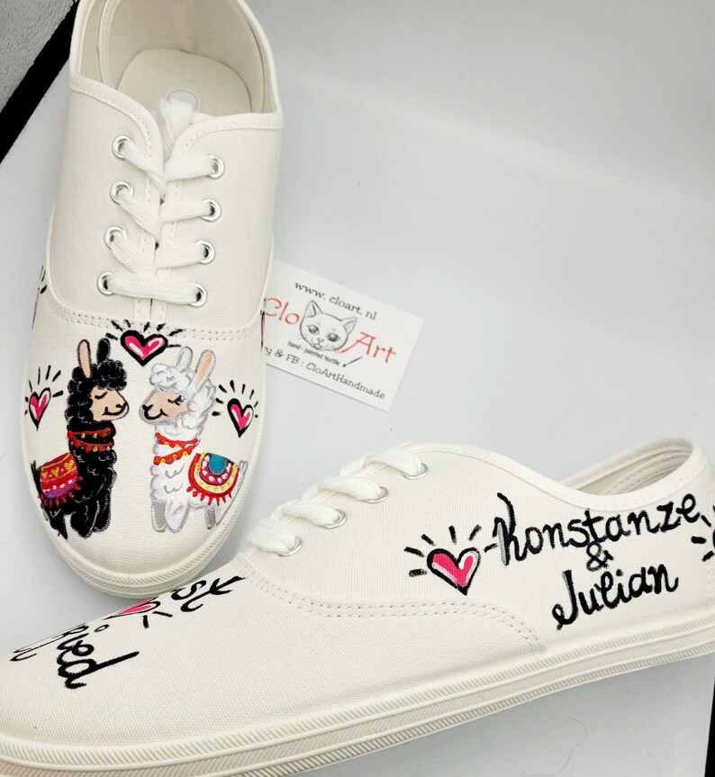 Customized Wedding Tie Sneakers, Bride Sneakers, Wedding Custom Shoes ...