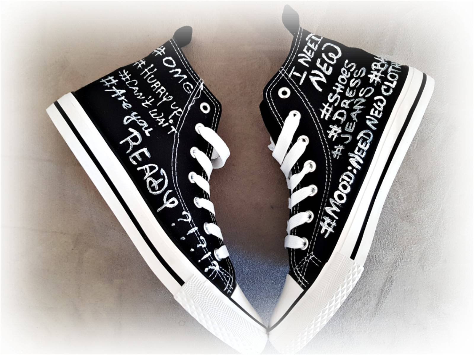 Hand-painted Minnie & Mickey Mouse Sneakers, Custom Art Shoes - Etsy