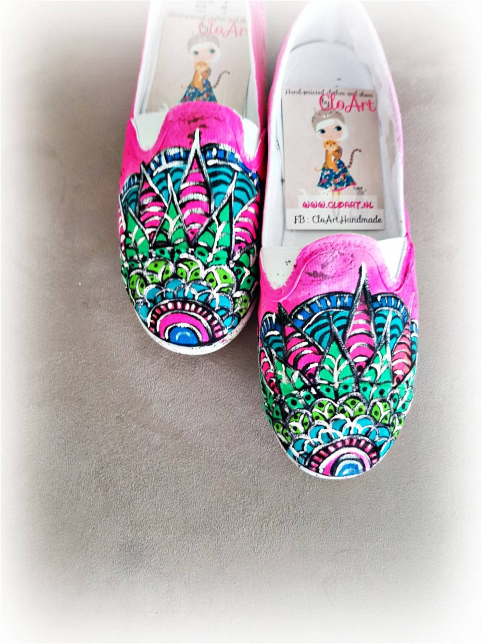 Colorful Painted Sneakers Painted Shoes Neon Sneakers Footwear - Etsy