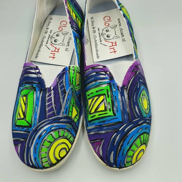 Womens Hand Painted Shoes - Etsy