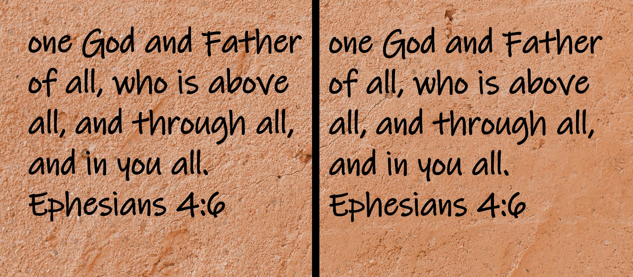 One God and Father of All, Who is Above All, and Through All, and in ...