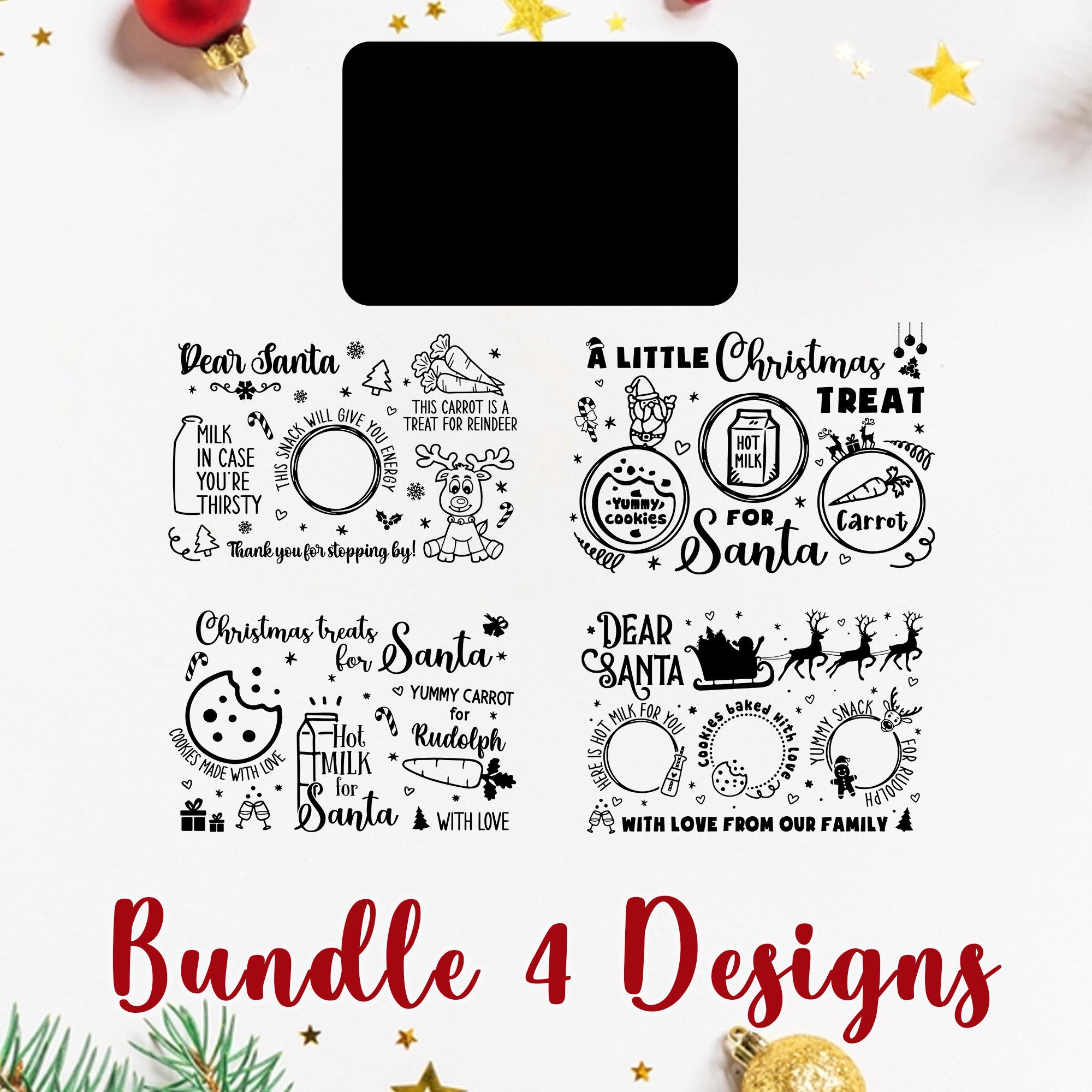Christmas Cookie Tray SVG Glowforge Laser Cut, Christmas Treat for ...