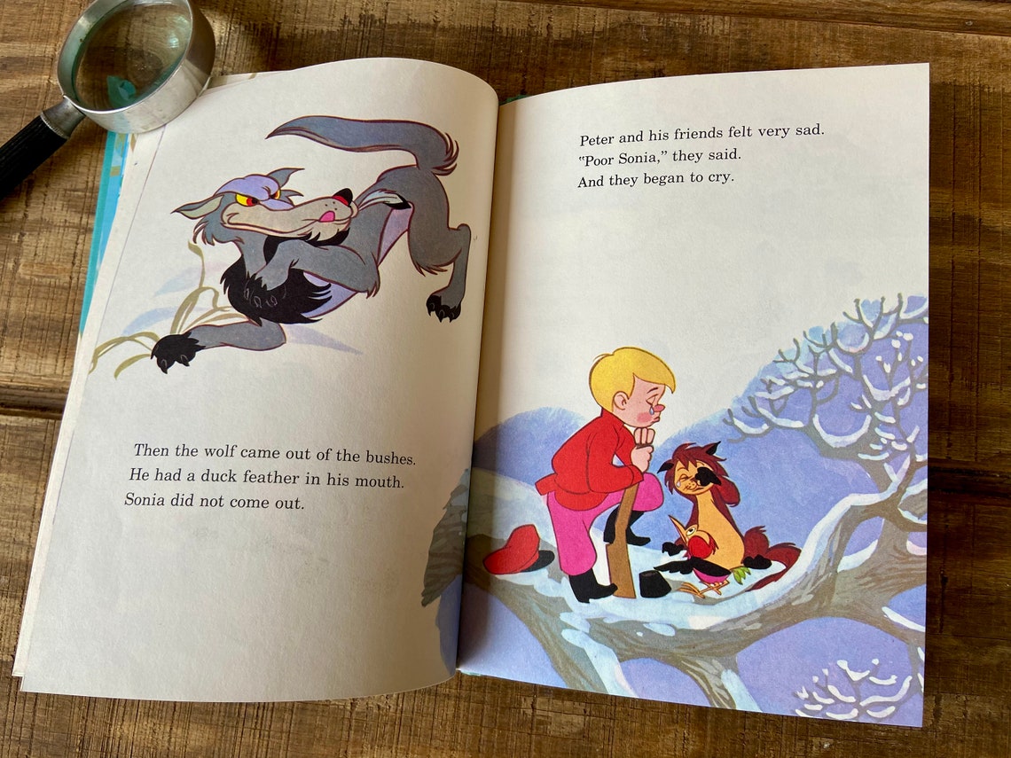 Children's Book Peter and the Wolf a Walt Disney's | Etsy