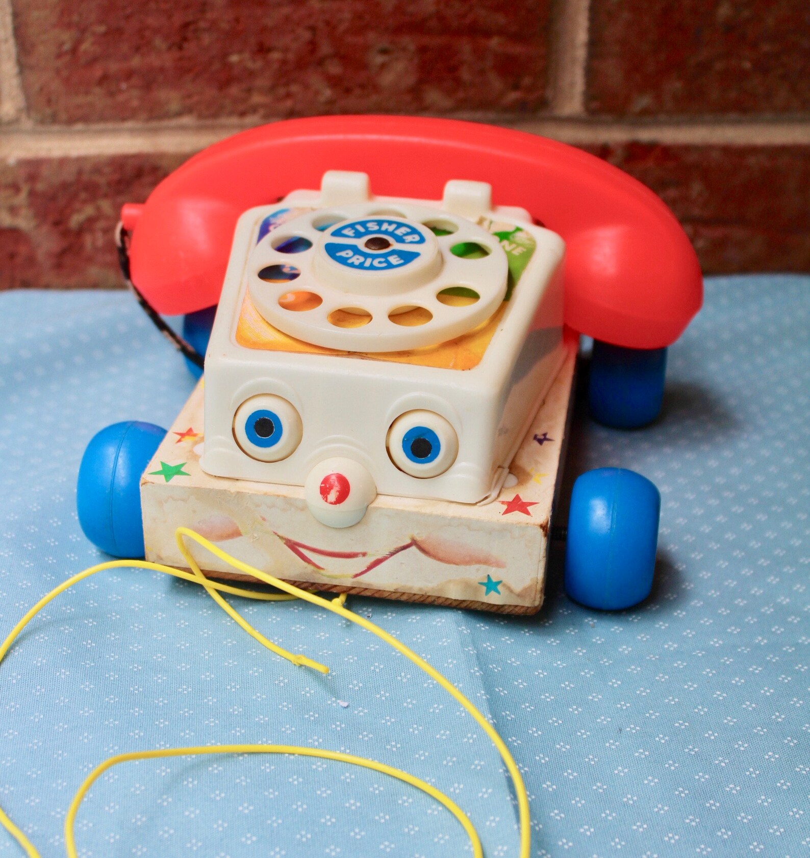 Toy Fisher Price Chatter Telephone pull toy 747 from 1961 | Etsy