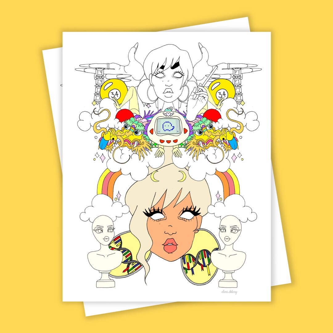 Angel / Pop Art Print - Etsy