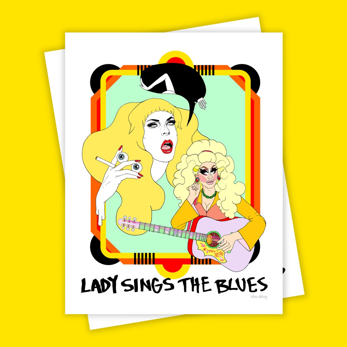 Blues Singer / Pop Art Print - Etsy