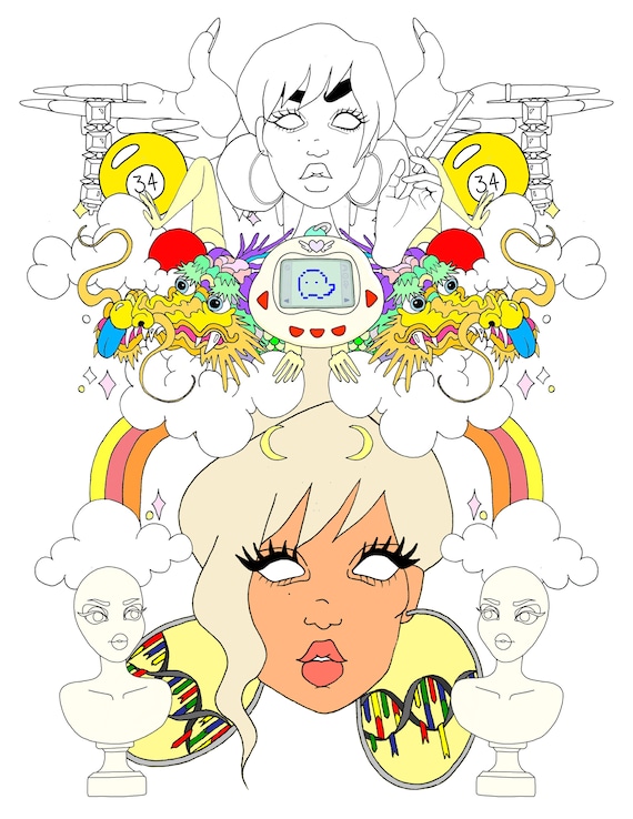 Angel / Pop Art Print | Etsy