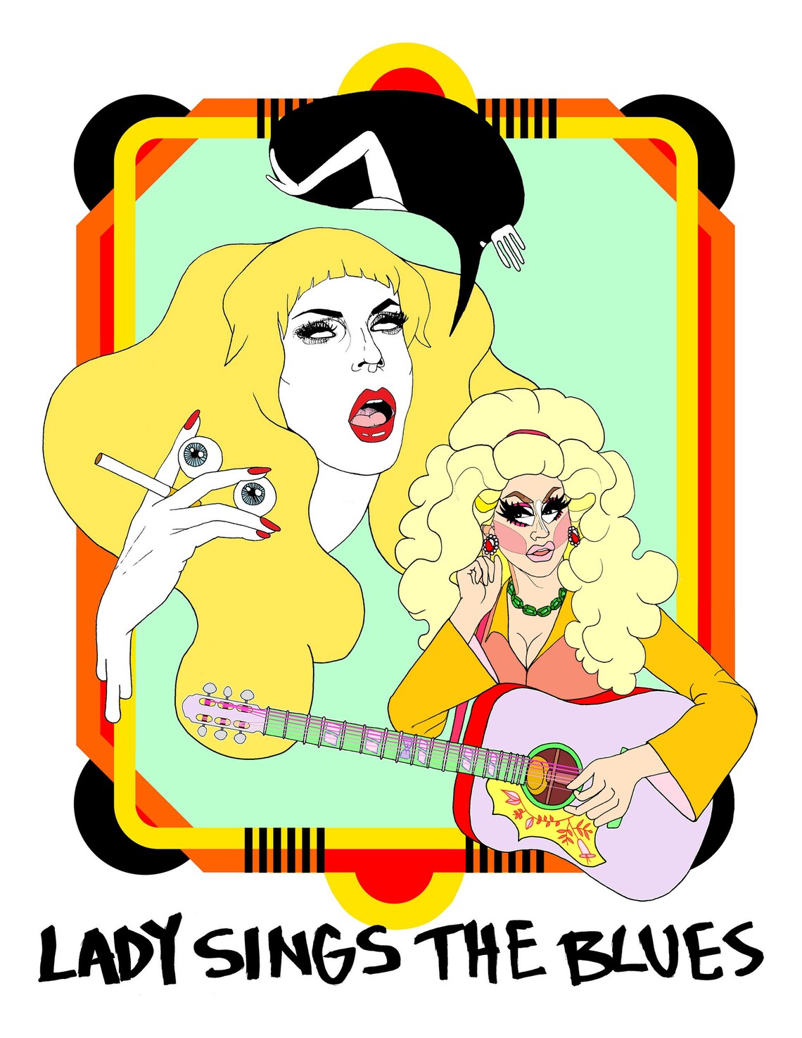 Blues Singer / Pop Art Print - Etsy