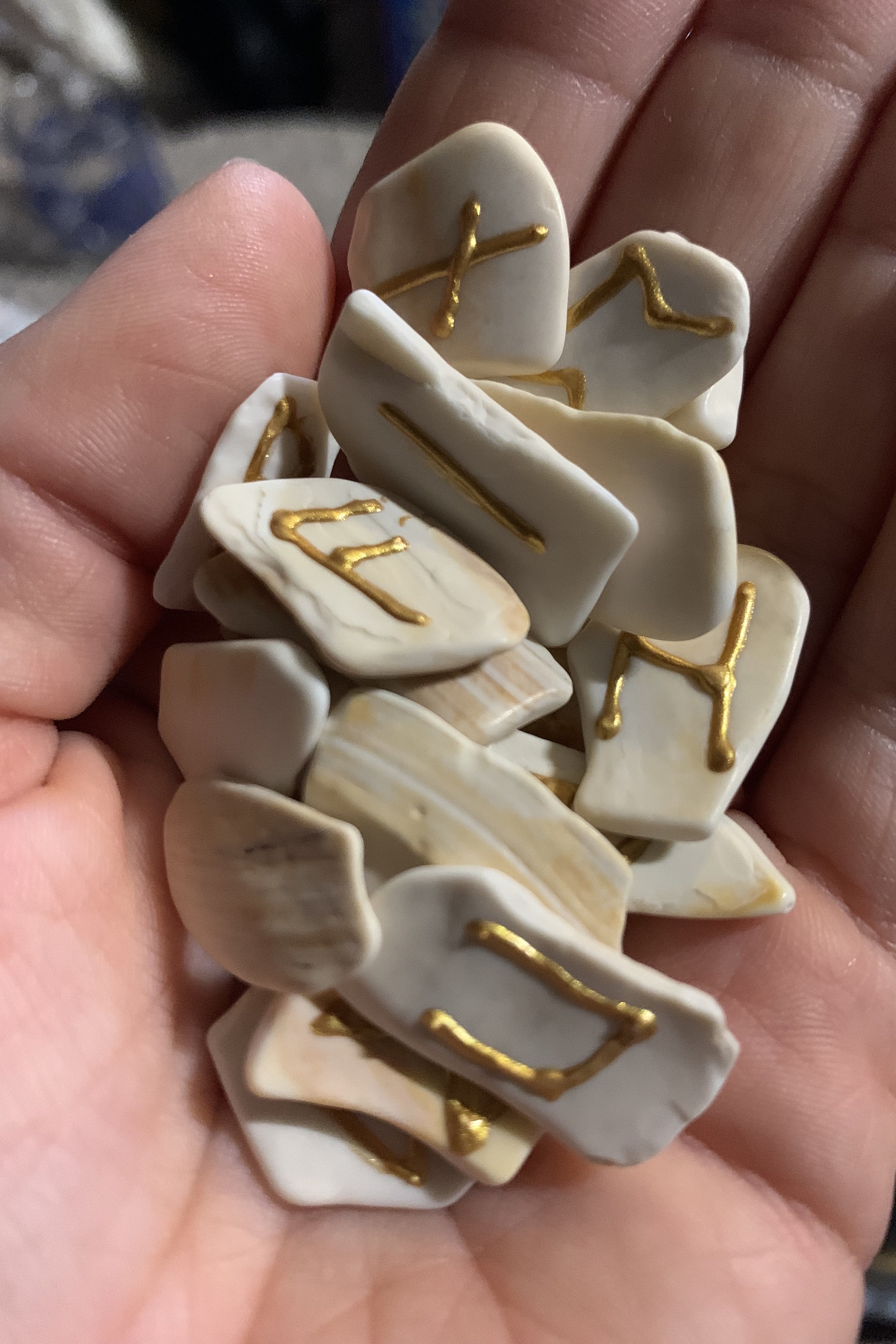 Seashell Elder Futhark Rune Sets assorted Colors. Sensory - Etsy