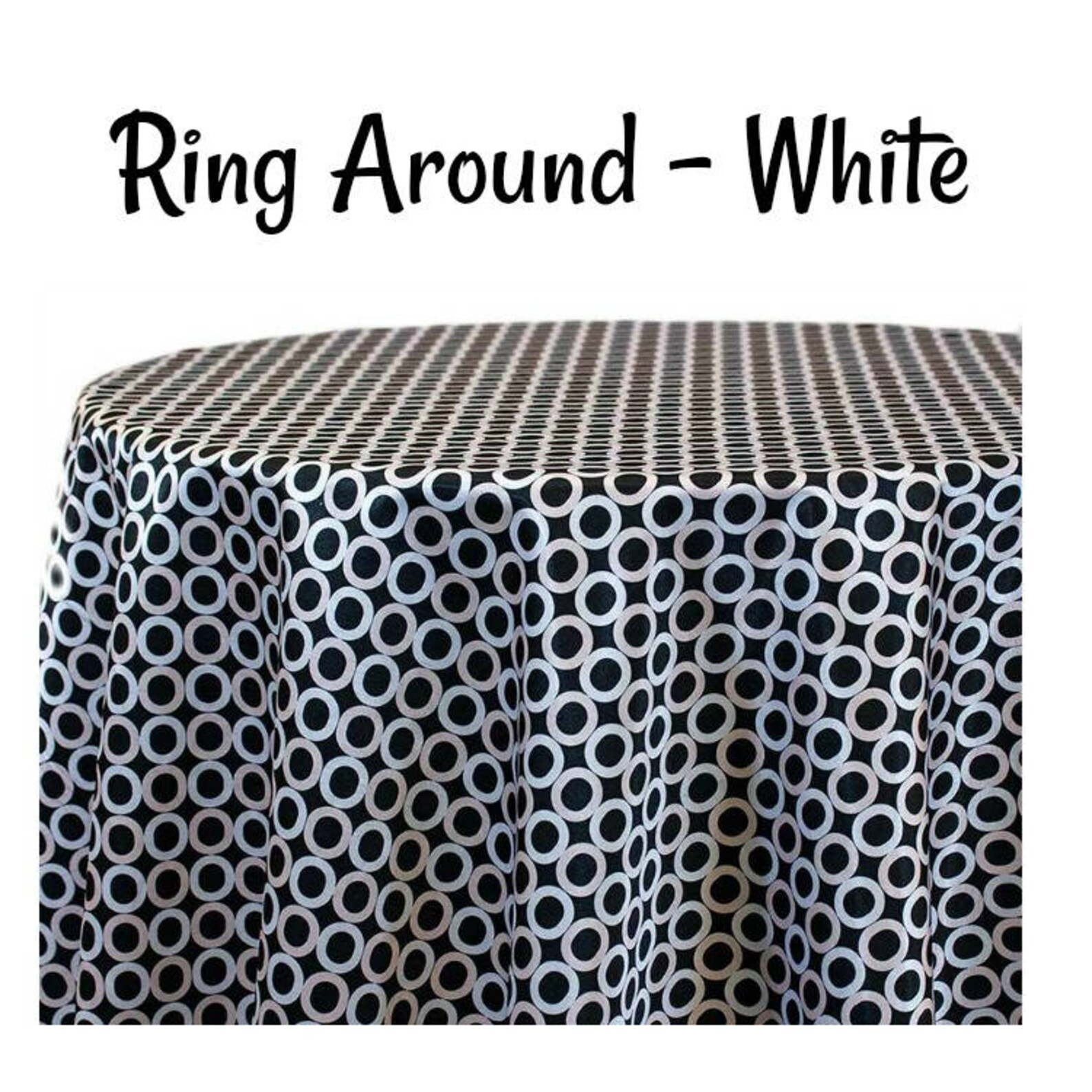 Ring Around Custom Printed Circular Ring Print Tablecloth | Etsy