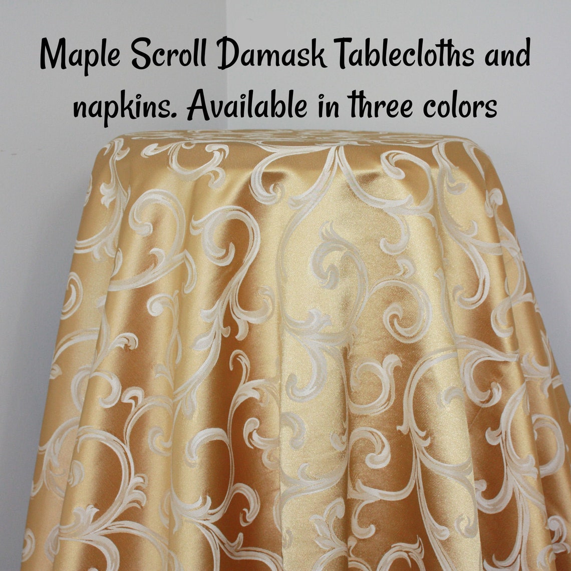Maple Scroll Damask Swatch Only See Our Other Listing to | Etsy