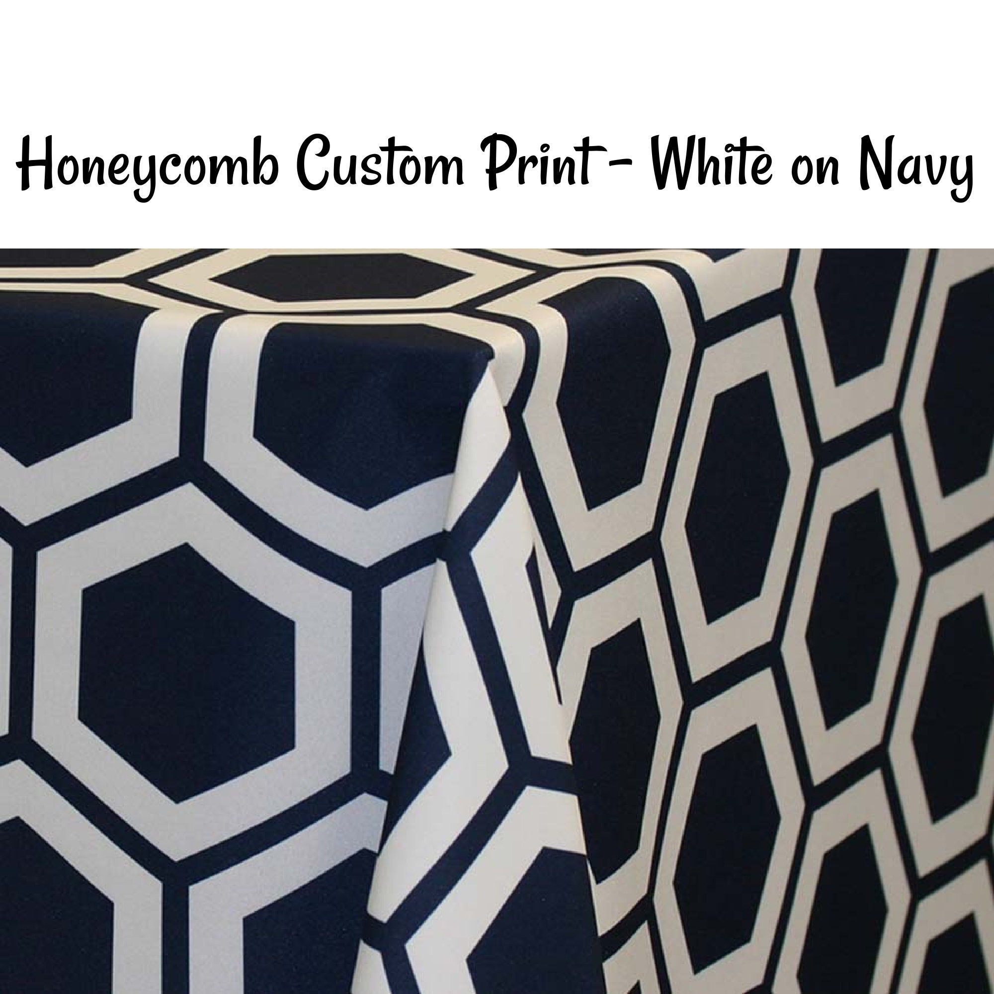 Honeycomb Design Custom Printed Honeycomb Tablecloths Napkins, Table ...