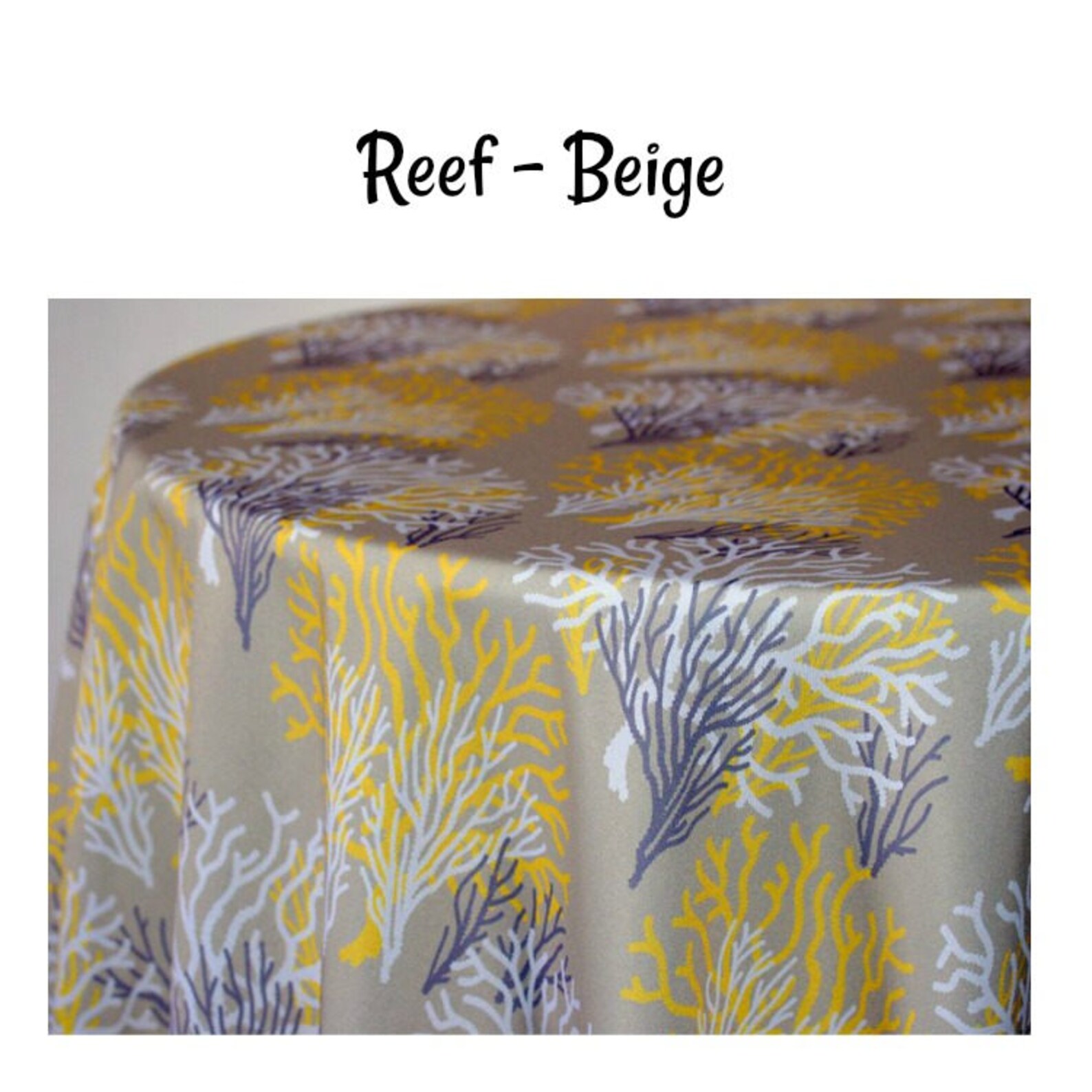 Custom Tablecloth Reef Custom Printed Coral Tablecloth Ocean - Etsy