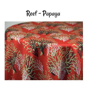 Custom Tablecloth Reef Custom Printed Coral Tablecloth Ocean - Etsy
