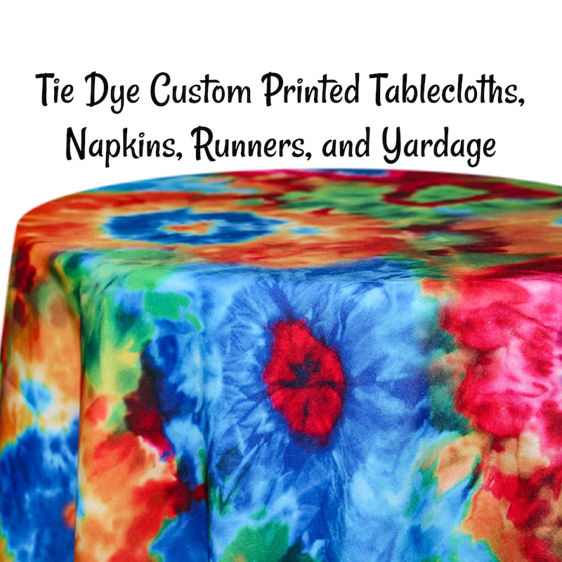 Tie Dye Table Runner - Etsy