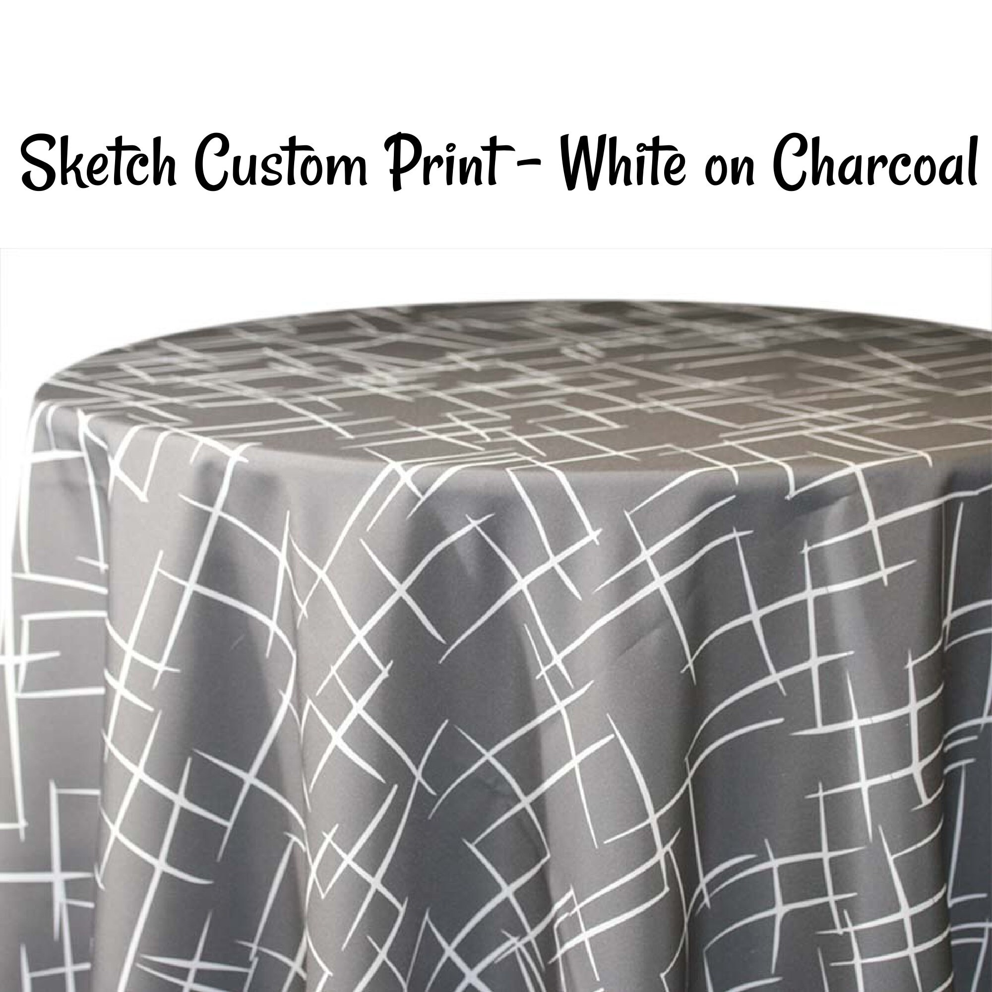 Custom Tablecloth Sketch Custom Printed Modern Tablecloths, Napkins ...
