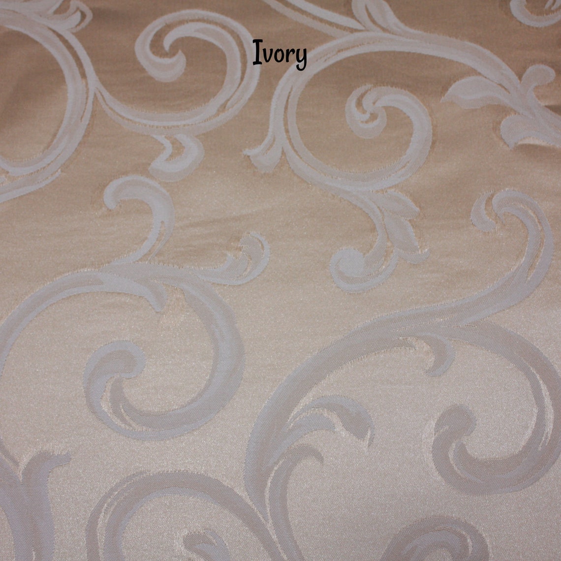 Maple Scroll Damask Swatch Only See Our Other Listing to | Etsy