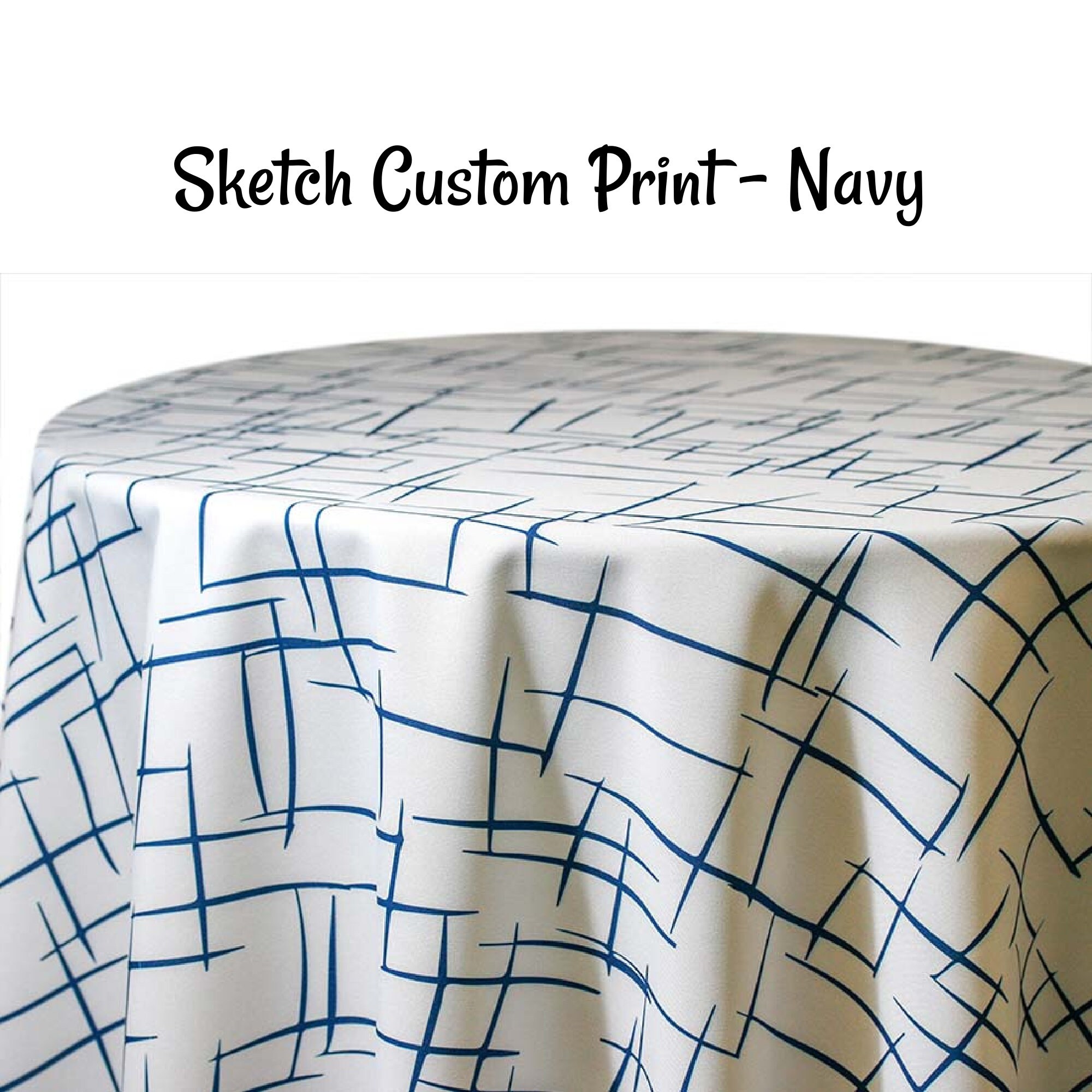 Custom Tablecloth Sketch Custom Printed Modern Tablecloths, Napkins ...