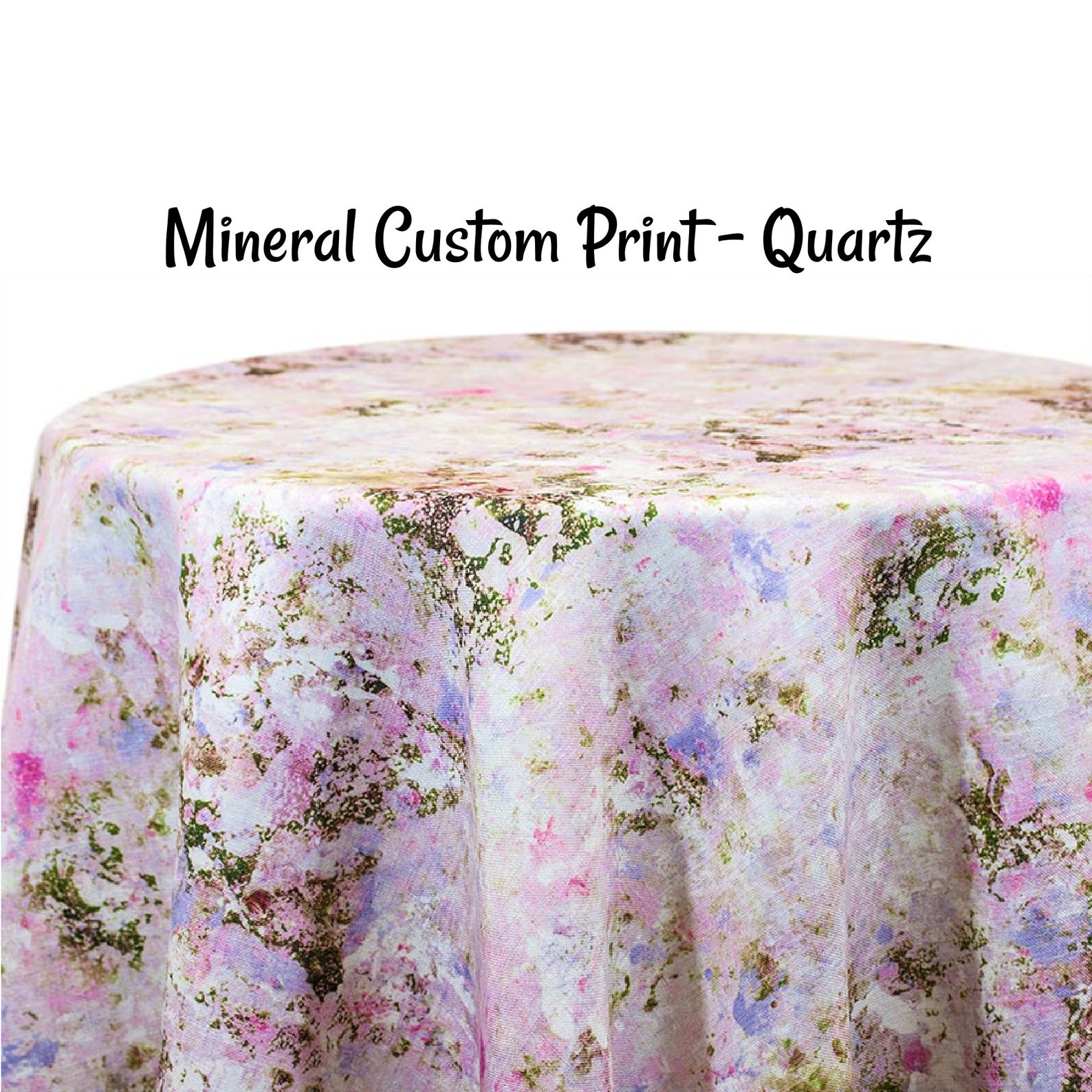 Mineral Custom Printed Stone Marble Tablecloths, Napkins, Table Runners ...