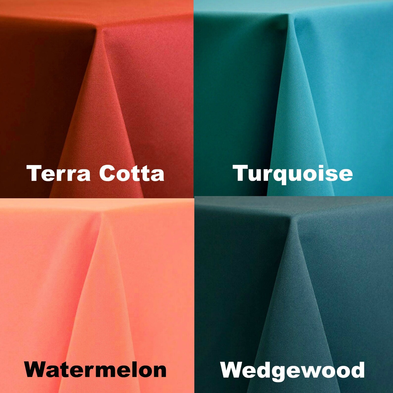 Swatch Card Only Value-Tex Polyester Tablecloth Polyester | Etsy