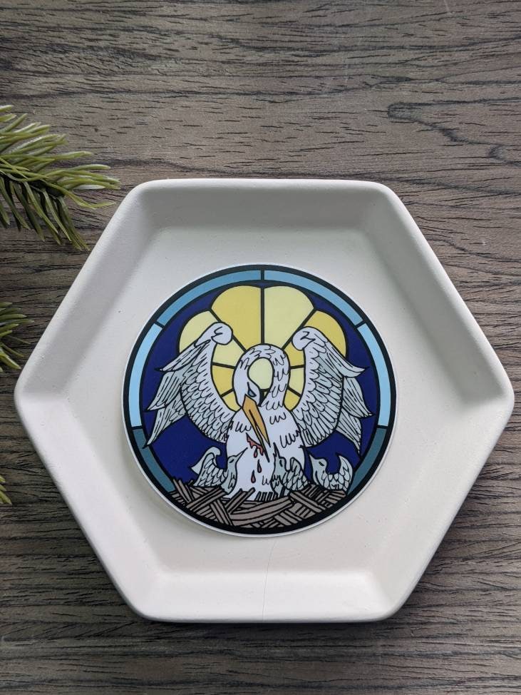 Pelican Vinyl Decal Sticker Colored Clear Background - Etsy