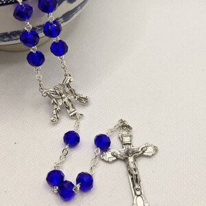 Blue Marian Catholic Rosary - Etsy