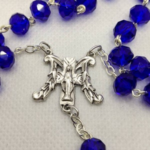 Blue Marian Catholic Rosary - Etsy