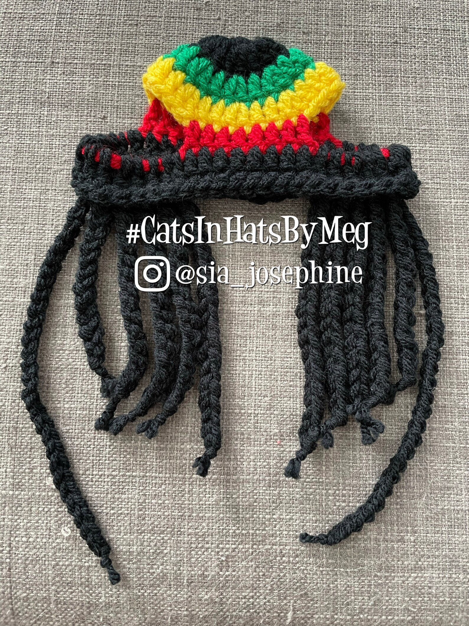 Rasta Hat for Cats - Etsy