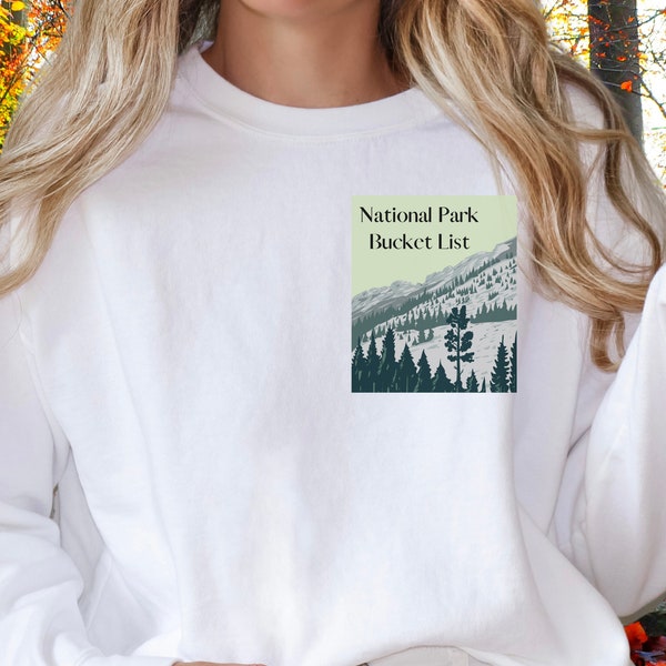 National Park Checklist Shirt - Etsy