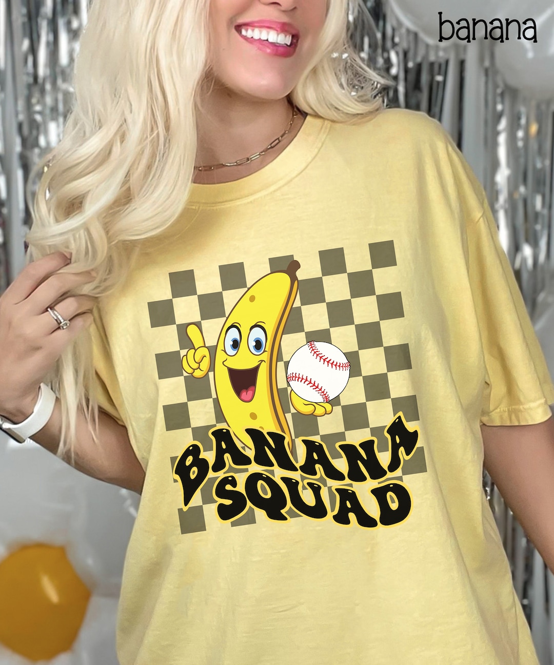 Savannah Banana Baseball Disco Squad Mama Shirt, Trending Now Fruit ...