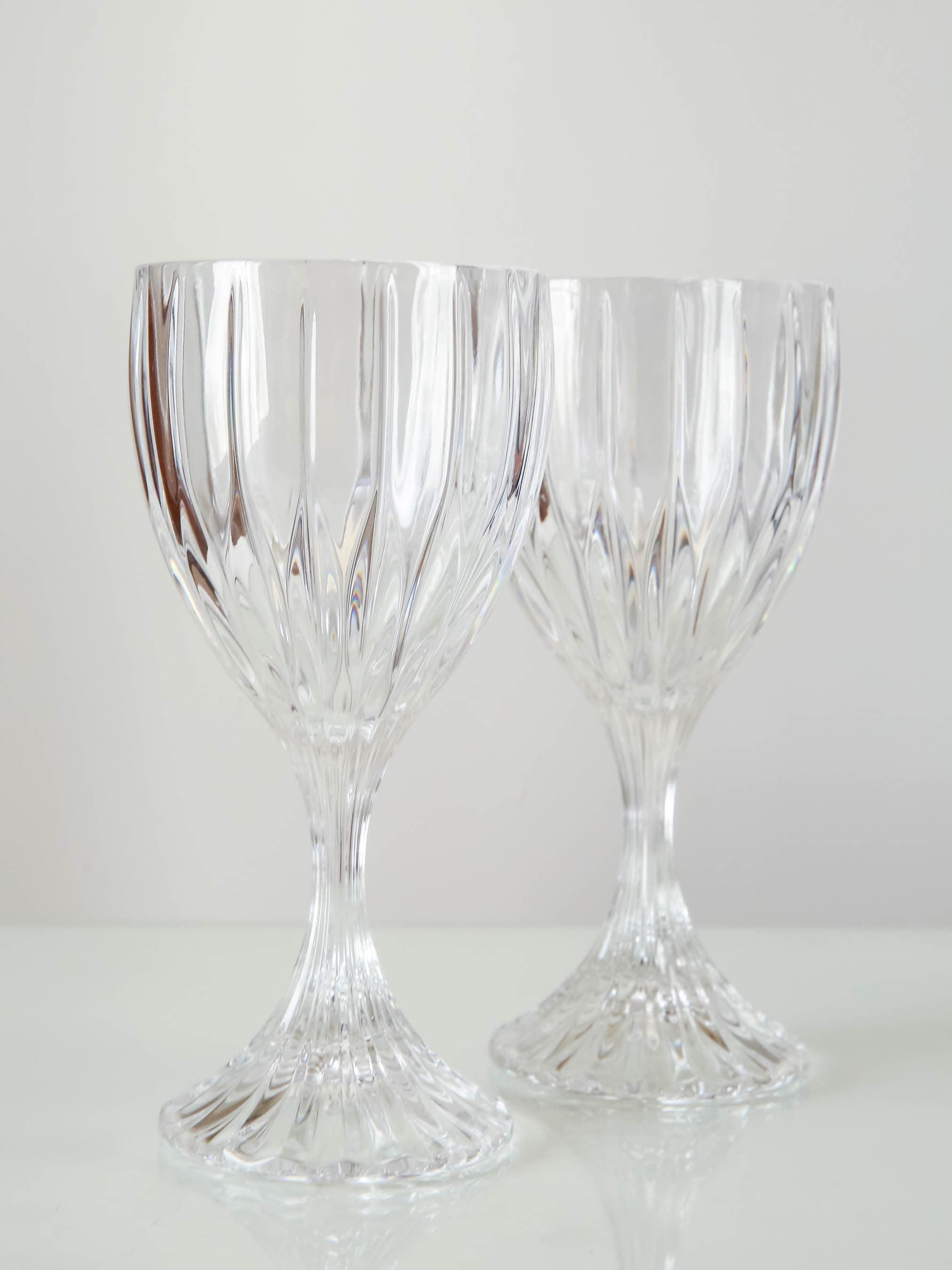 Mikasa Crystal Stemware-park Lane - Etsy