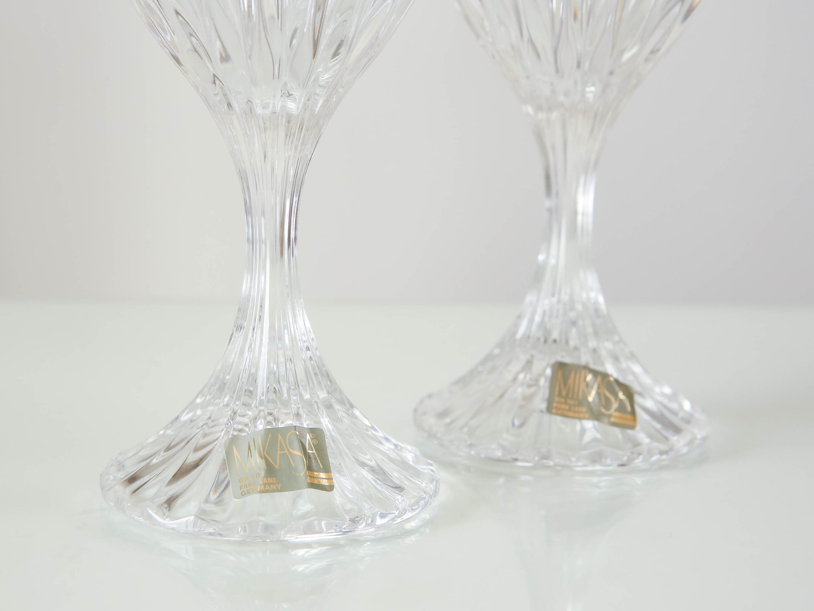 Mikasa Crystal Stemware-park Lane - Etsy