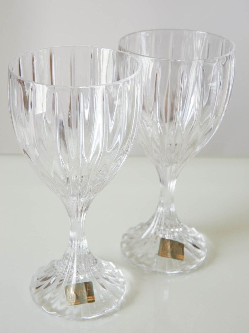 Mikasa Crystal Stemware-park Lane - Etsy