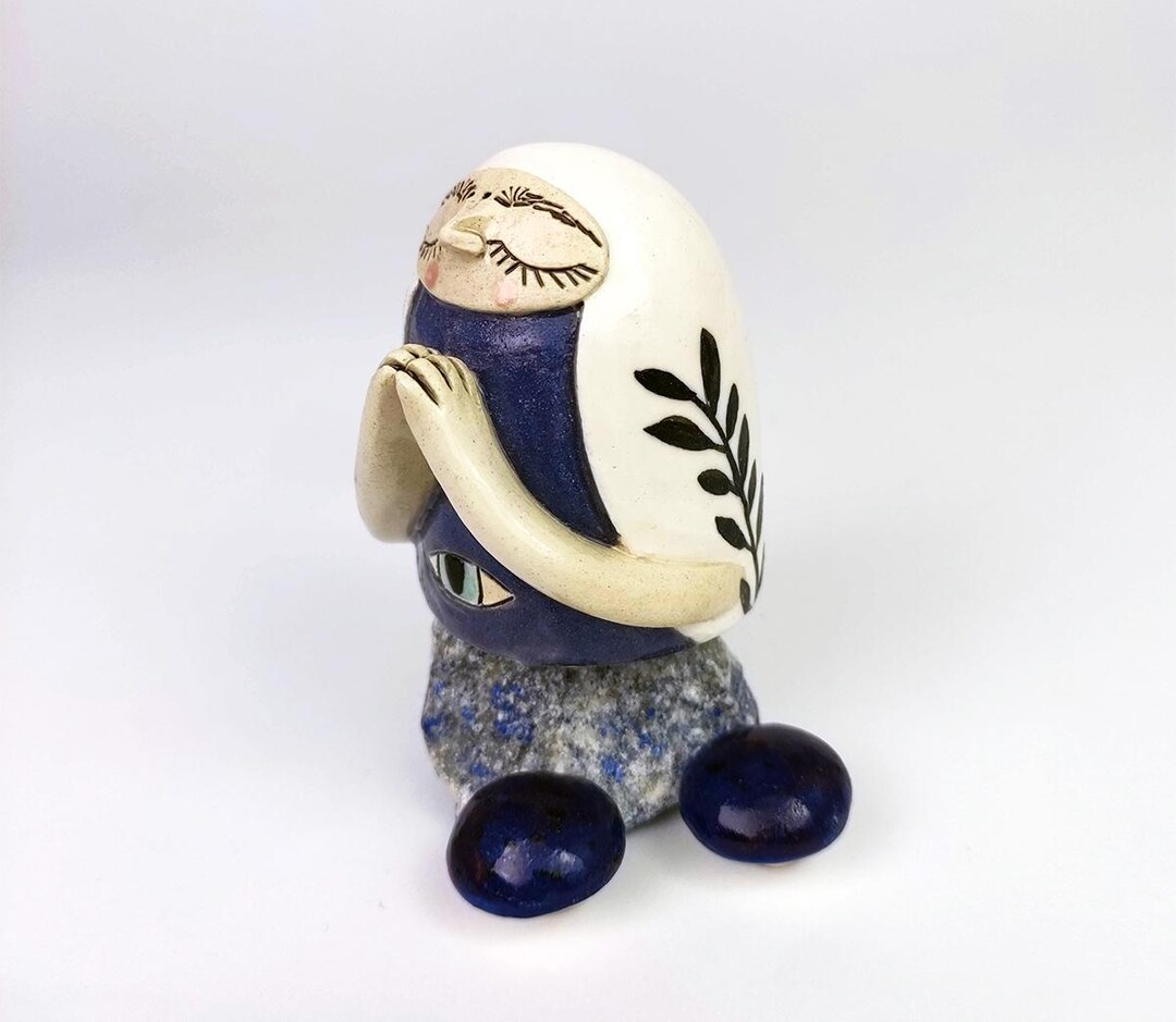 Ceramic Sculpture forest Goddess/ Home Decor, Unique Art, Spiritual ...
