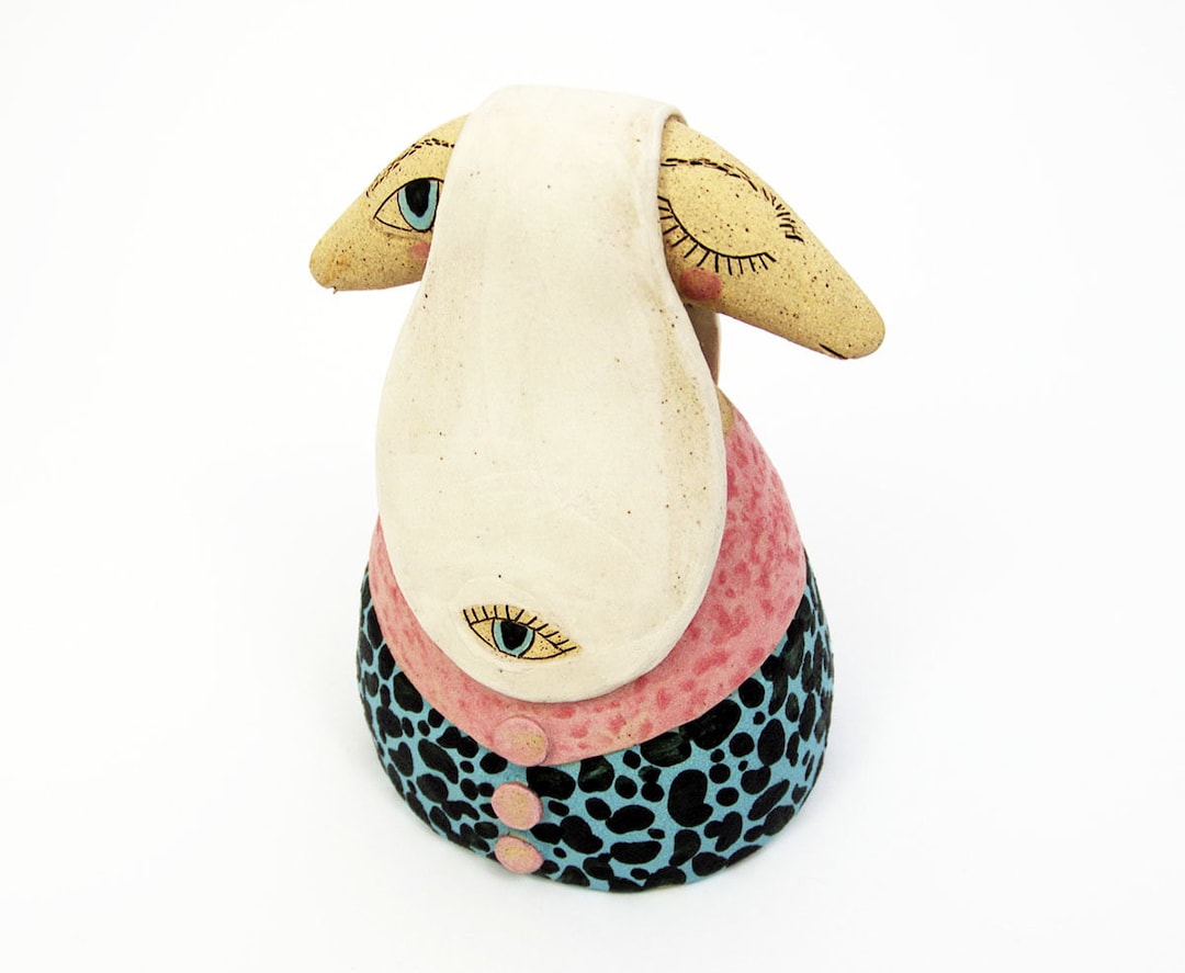 Ceramic Sculpture gemini Goddess/ Fine Art Ceramic, Home Decor, Unique ...