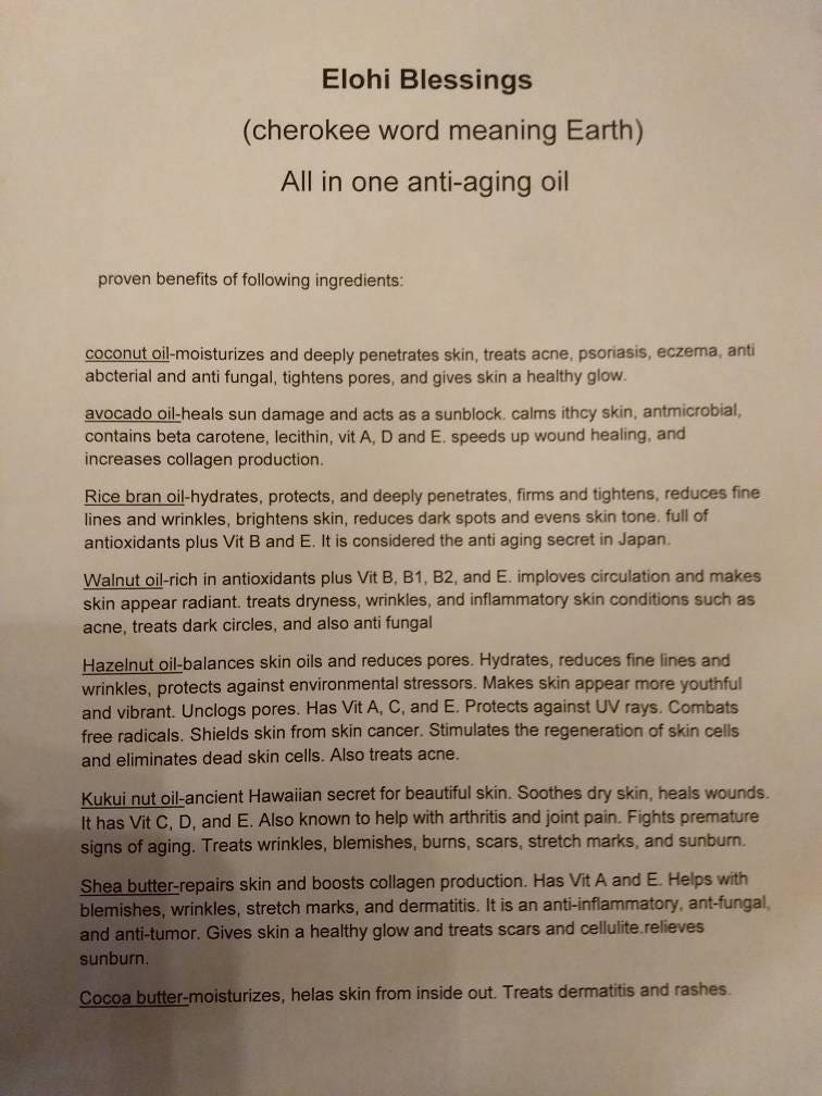 INTO SPECIAL! Elohi Blessings All in One Anti-aging Face and Body ...