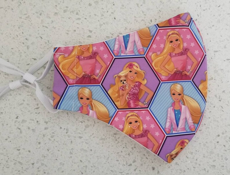 Barbie Face Mask Adult size /kids size Dust Mask Washable | Etsy