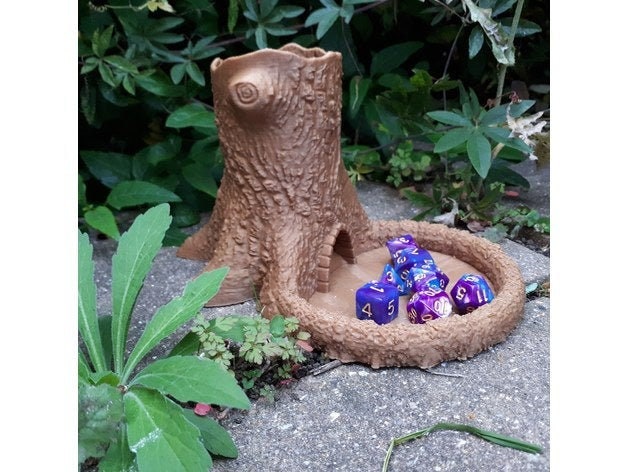 Dice Tower Tree for Dnd Tabletop or Boardgames Drudic Style - Etsy