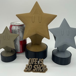 Mario Kart Star Trophies - Etsy