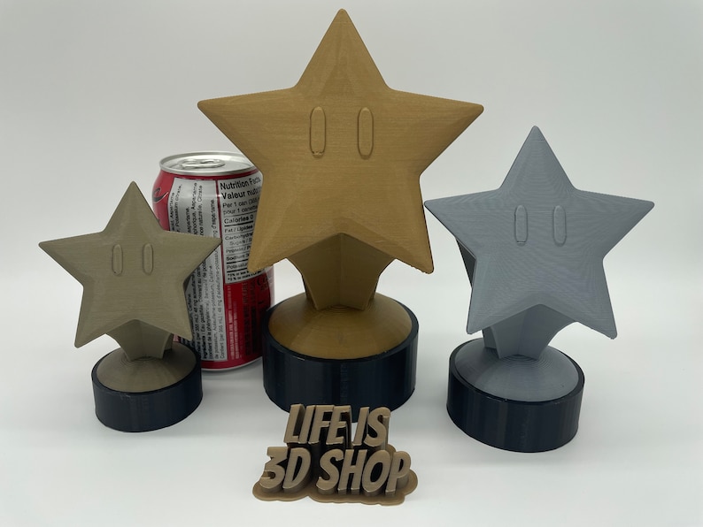 Mario Kart Star Trophies - Etsy
