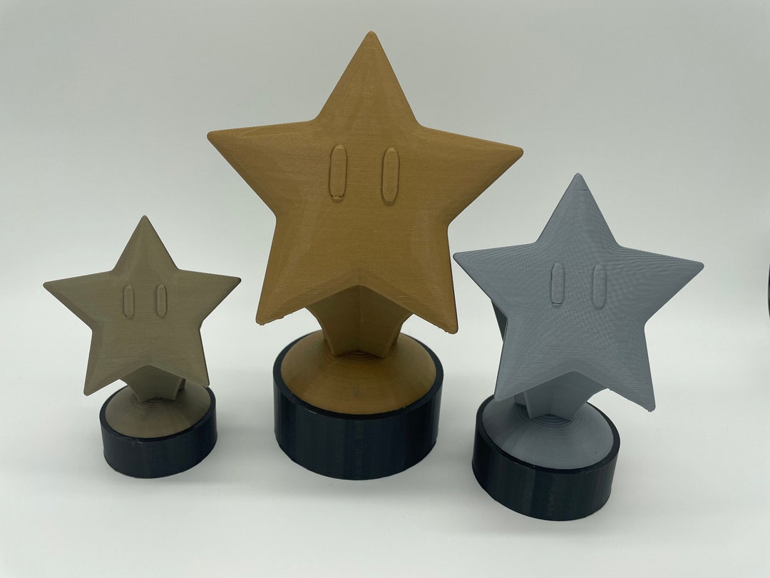 Mario Kart Star Trophies - Etsy