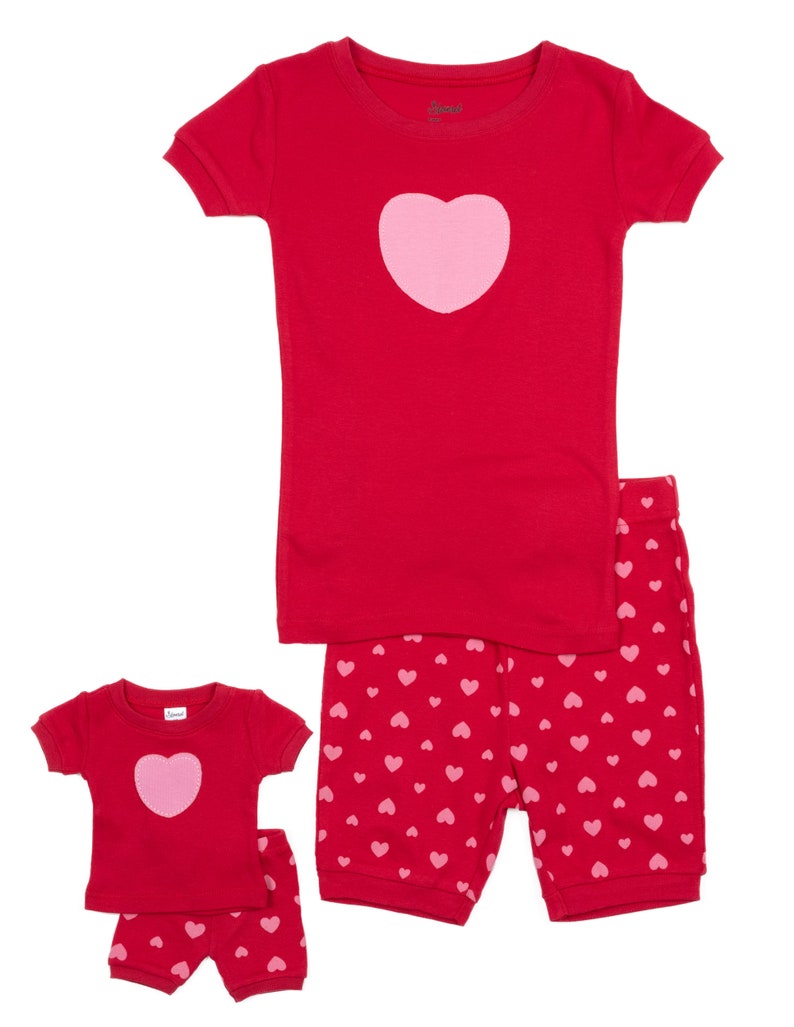 Girl and Doll Matching Pajamas - Girl Matching Pjs - Doll Pajamas ...