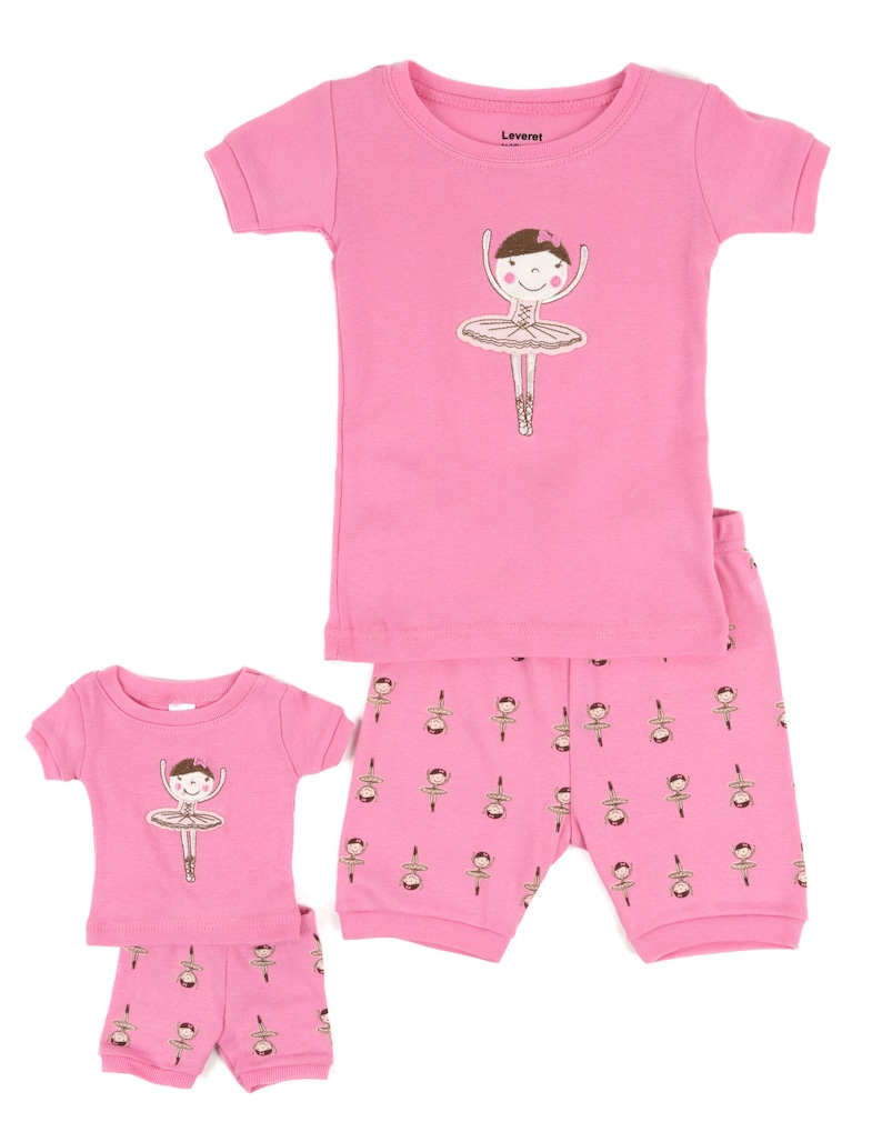 Girl and Doll Matching Pajamas - Girl Matching Pjs - Doll Pajamas ...