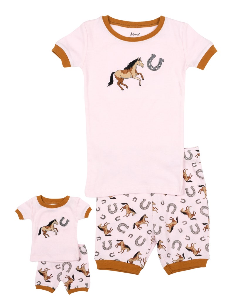 Girl and Doll Matching Pajamas - Girl Matching Pjs - Doll Pajamas ...